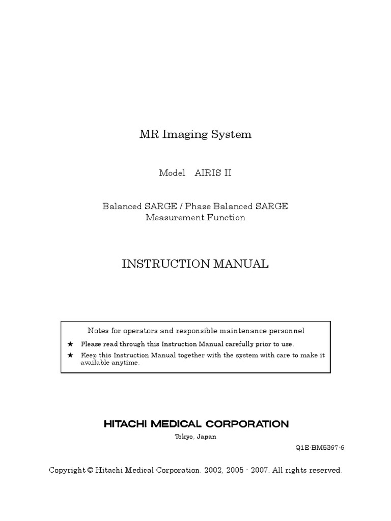 Balanced SARGE - Phase Balanced SARGE | PDF | Magnetic Resonance ...