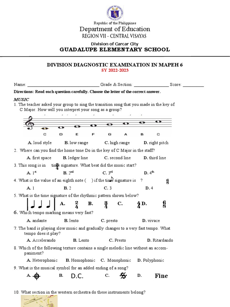 Grade 6 | PDF | Tempo | Physical Fitness