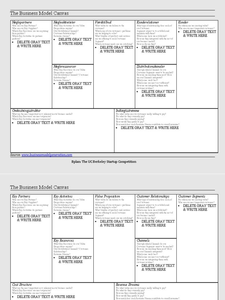 Business Model Canvas Guide | PDF | Finance & Money Management