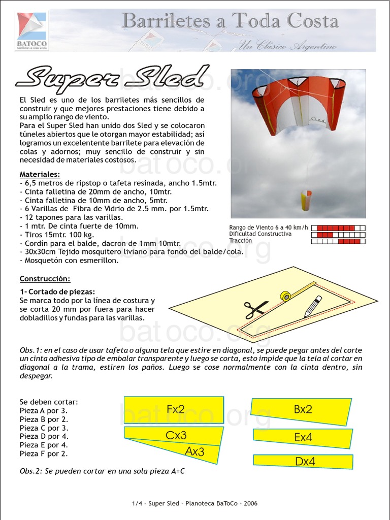 Super Sled | PDF | Materiales