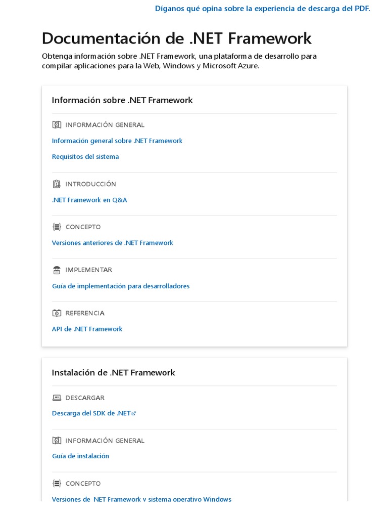 Dotnet Framework | PDF | .NET Framework | Windows 10