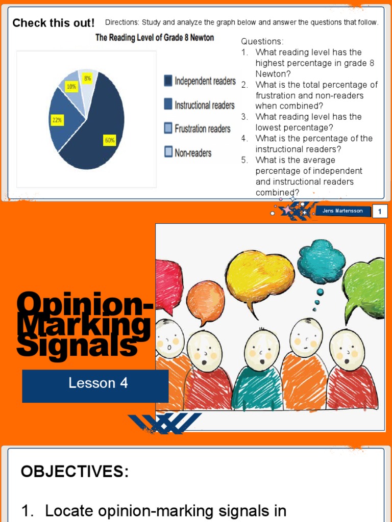 Opinion Marking Signals Explained | PDF | Waiting Staff