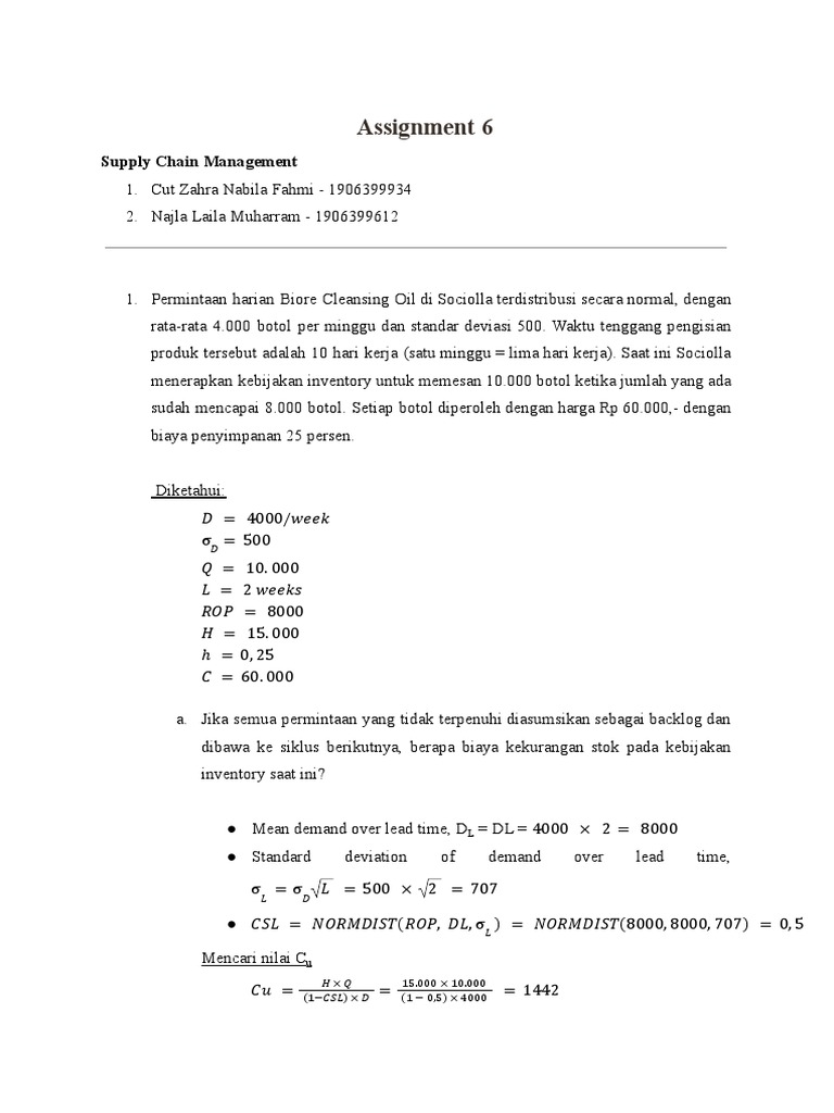 Assignment6 CutZahraNabilaFahmi NajlaLailaMuharram | PDF