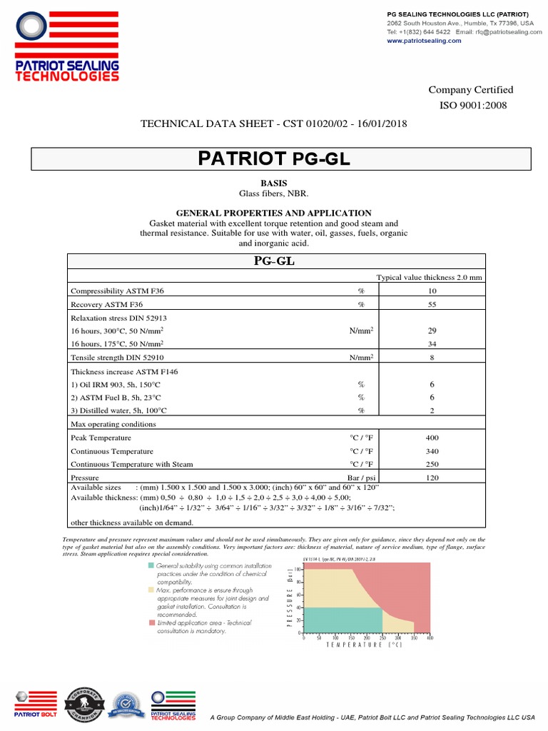 PG-GL Data Sheet | PDF | Industrial Processes | Applied And Interdisciplinary Physics