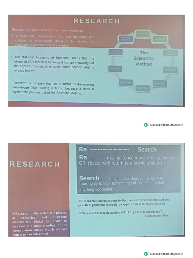 Introduction To Research 1 | PDF