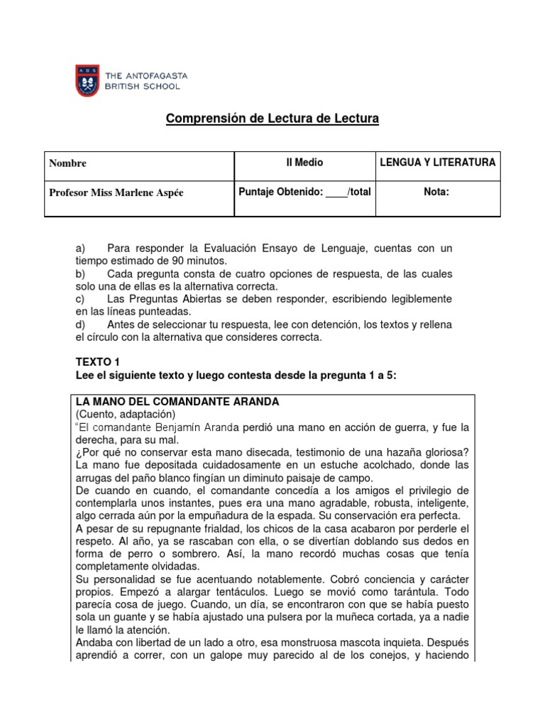 La mano del comandante Aranda | PDF | Tuberculosis