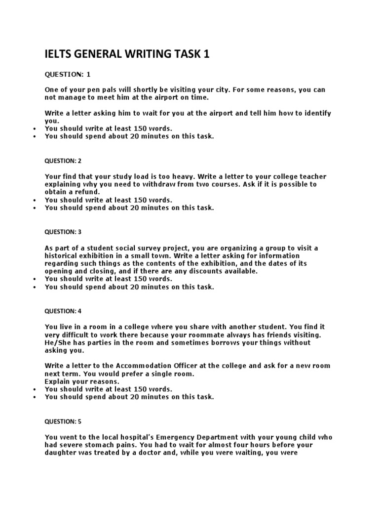 GENERAL WRITING Practice Paper 2425 | PDF