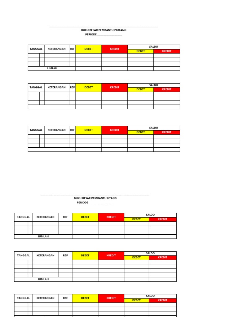 Template Kertas Kerja | PDF