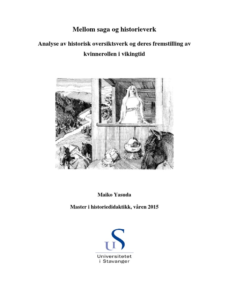 Teza de Master Despre Saga in Norvegiana | PDF