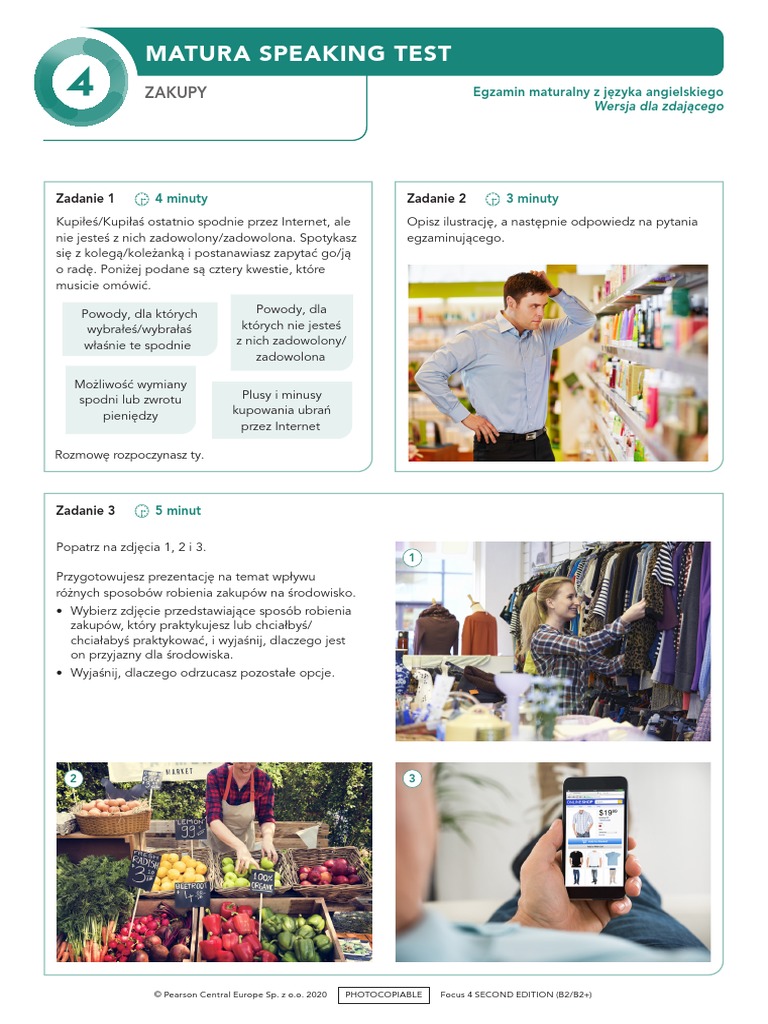 Focus4 2E Matura Speaking Unit 4 For Student | PDF Focus4 2E Matura Speaking Unit 4 For Student | PDF