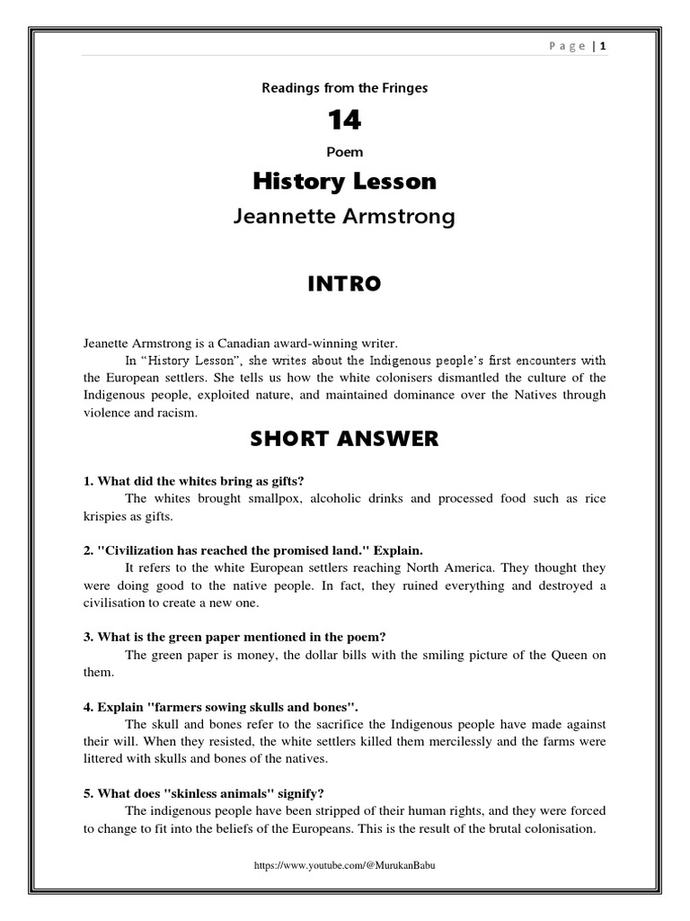 History Lesson: Colonization's Impact | PDF | Colonization | European ...