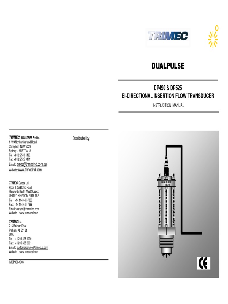 GPI Trimec DP Manual | PDF | Flow Measurement | Bipolar Junction Transistor