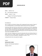 Summer Outing Solicitation Letter | PDF