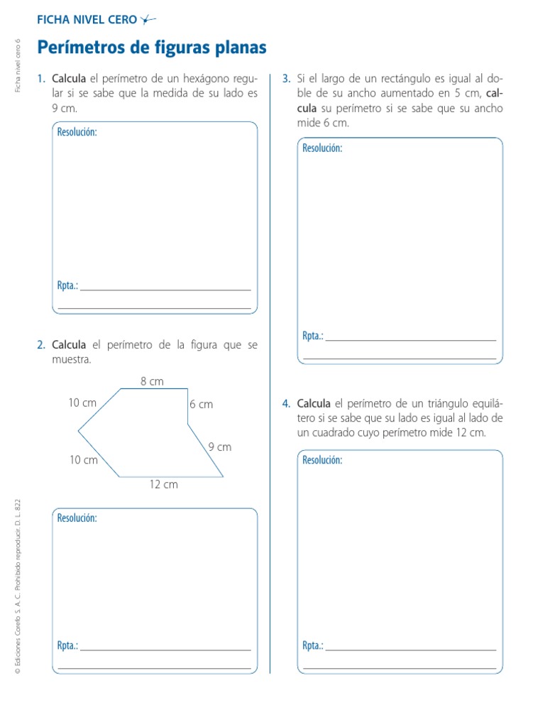Perímetro-de-figuras-planas-F0 | PDF | Matemática Elemental | Politopos