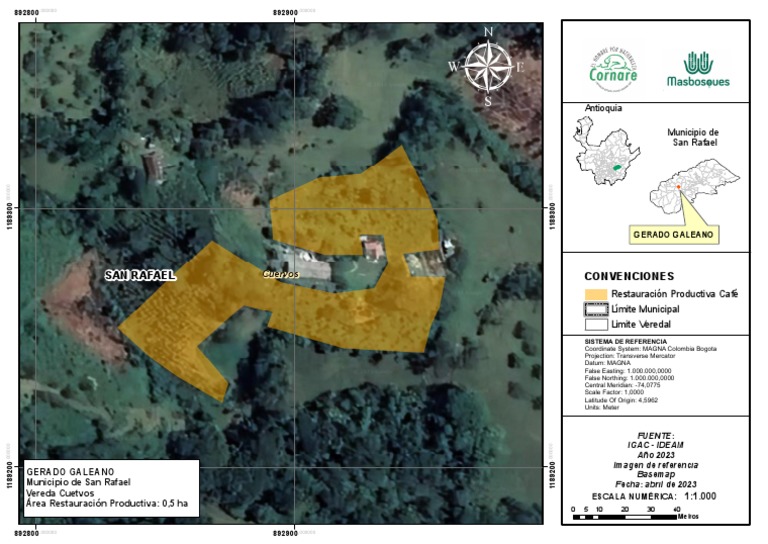 Mapa San Rafael | PDF | Geografía | Cartografía