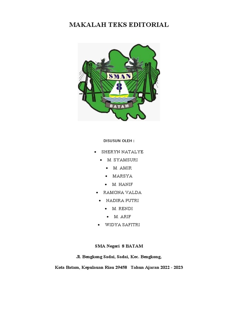 Makalah Teks Editorial | PDF