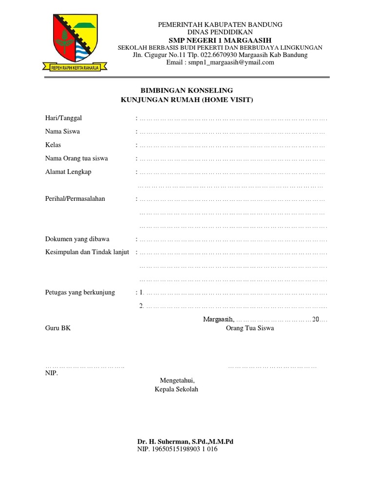 Kunjungan Rumah (Home Visit) | PDF