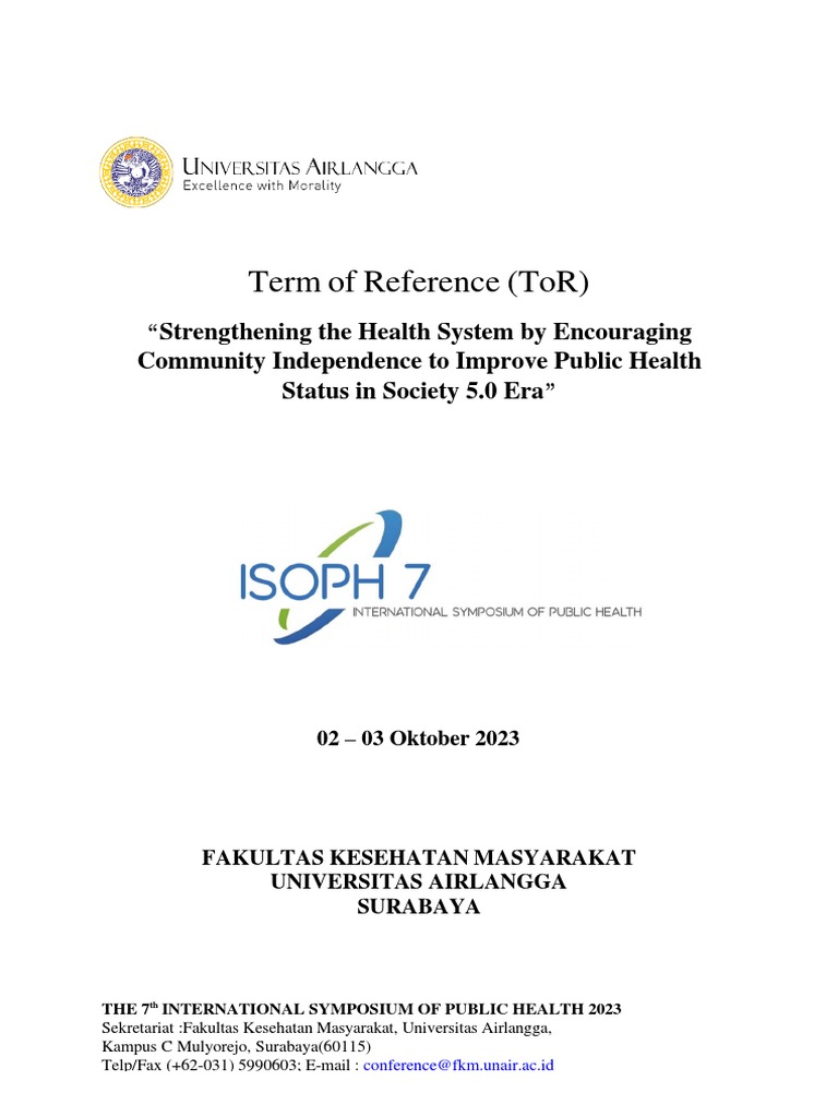 TOR ISOPH 7 2023 - Id | PDF | Pengembangan Diri