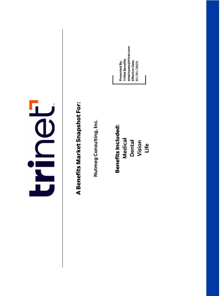 Trinet Benefits Layout 2023 | PDF