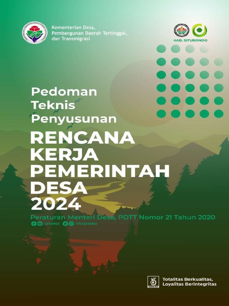 Pedoman RKP Desa Situbondo 2024 | PDF