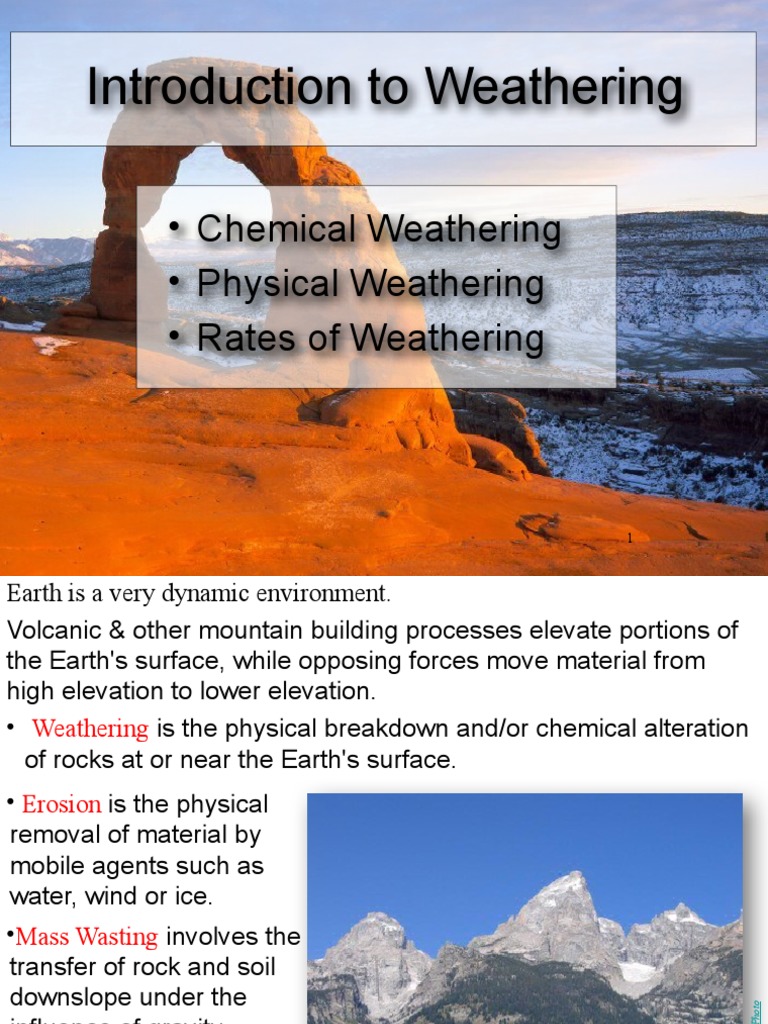 Understanding Physical Weathering Processes | PDF | Weathering | Rock ...
