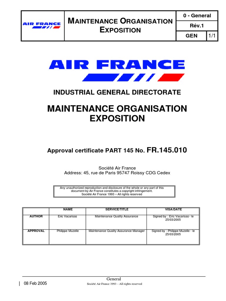 Moe Easa 08 Fev 2005 Rev 1 Ang | PDF | Quality Assurance | Regulatory ...