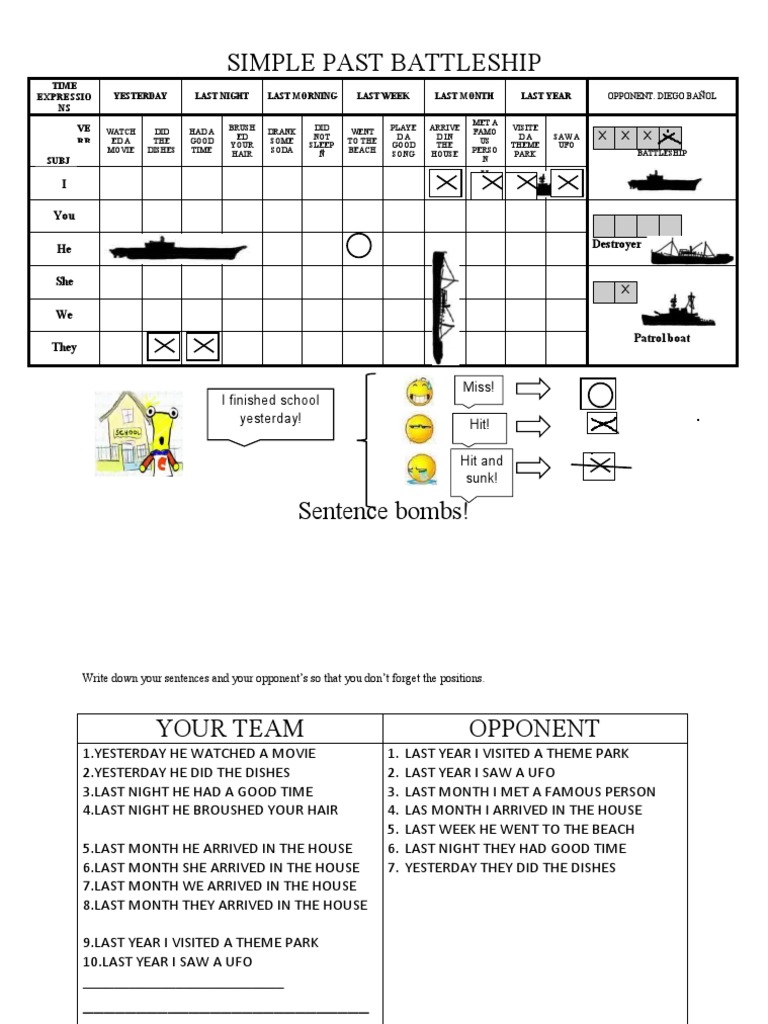 Simple Past Battleship Games - 48312 | PDF | Ships | Warships
