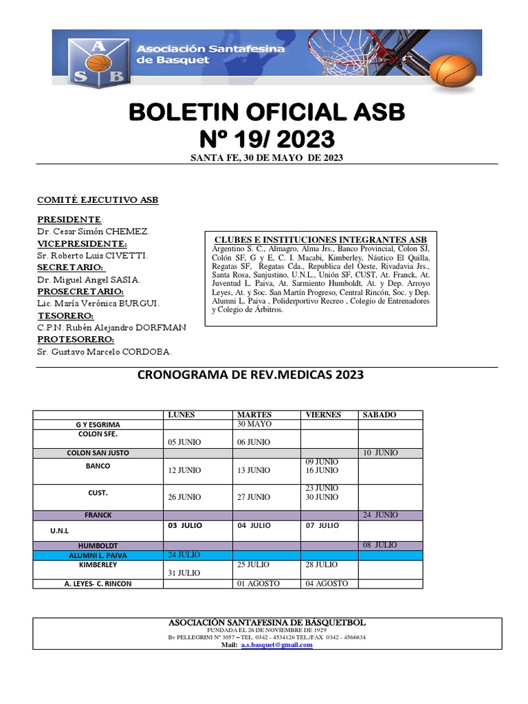 Asb - Revisaciòn Mèdica | PDF