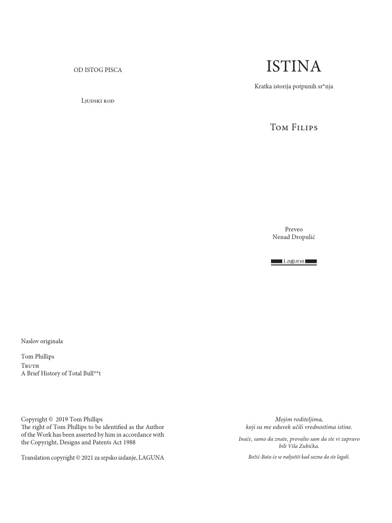 Istina (Tom Filips) | PDF