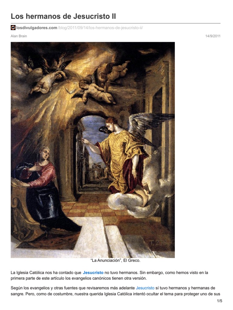 Los Hermanos de Jesucristo II | PDF | Pablo el apóstol | Jesús