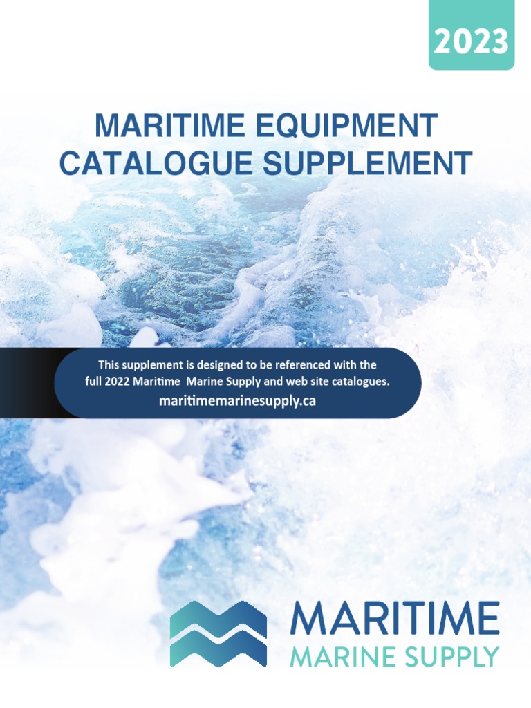 Maritime Marine Supply Supplement 2023 | PDF | Snorkeling | Knife