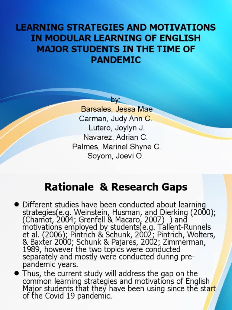 Thesis Final Defense | PDF | Motivational | Motivation