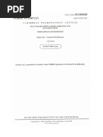CSEC POB June 2022 P2 | PDF