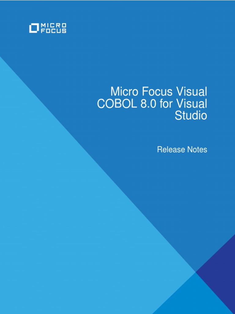 Mfvisualcobol Vs 80 Release Notes | PDF | Databases | Command Line ...