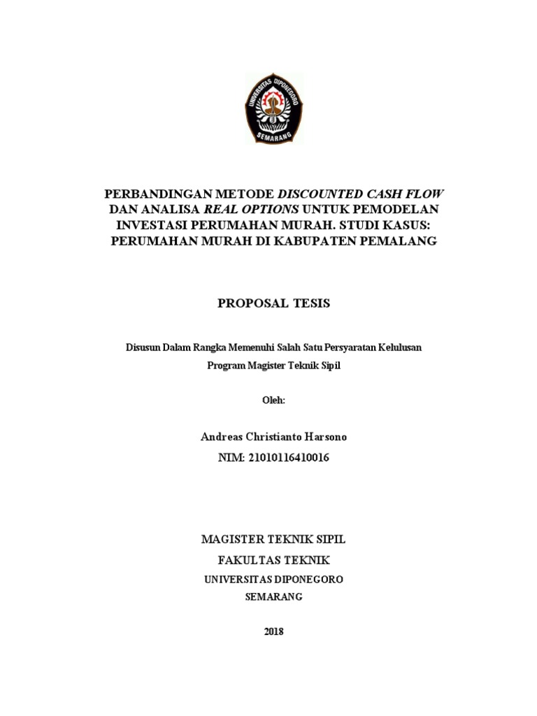 Contoh Proposal Tesis MTS | PDF