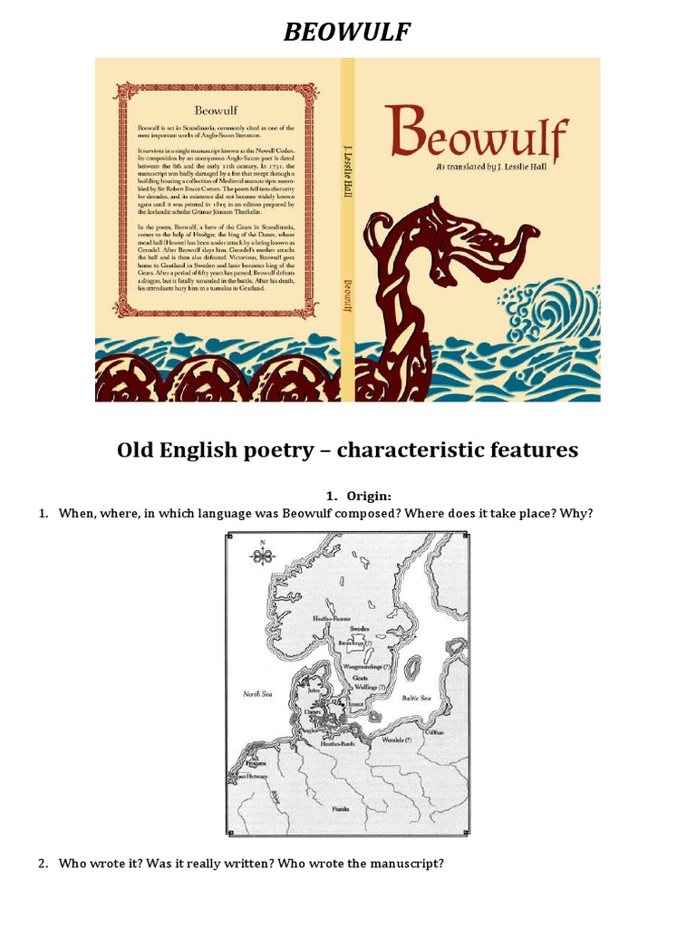 Beowulf Seminar Handout | PDF | Beowulf