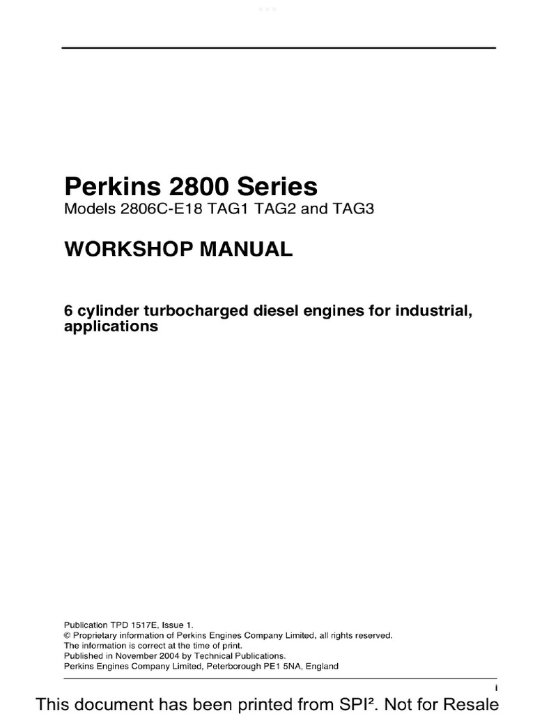 From Perkins SPI | PDF