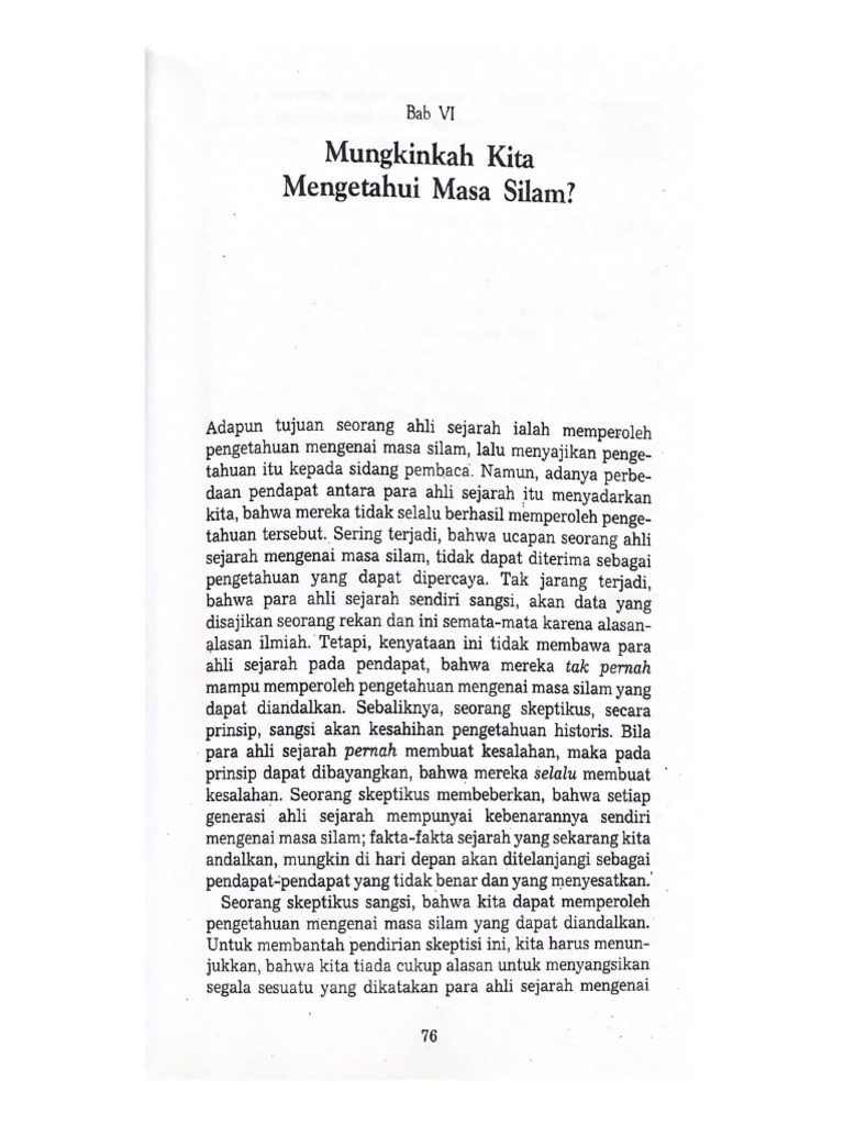 Mengetahui Masa Silam | PDF