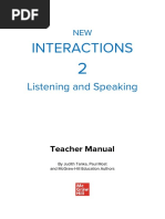 Interactions 1 Listening and Speaking | PDF