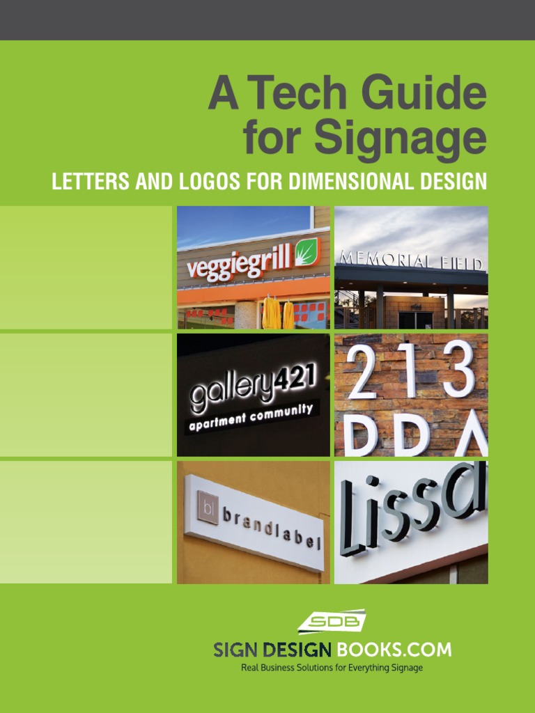 A Tech Guide For Signage | PDF | Graphic Design