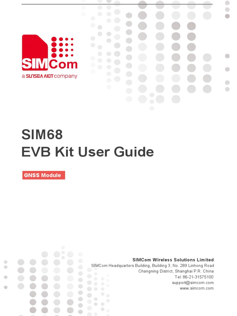 Sim68m Specv1.02 | PDF | Usb | Personal Computers