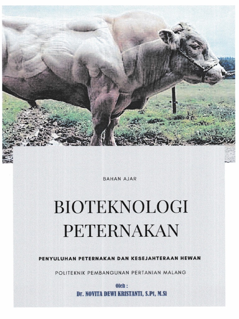 Bioteknologi Peternakan | PDF