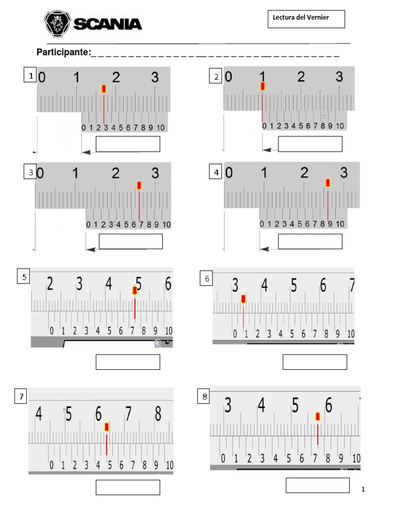 Uso Del Vernier | PDF