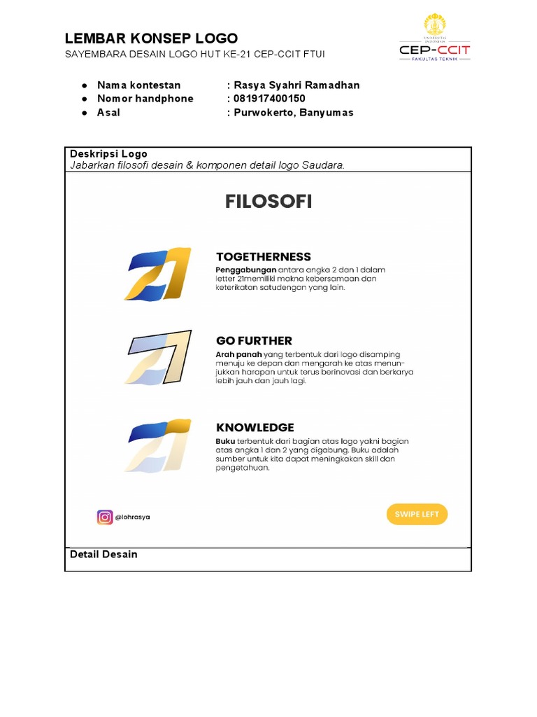 Lembar Konsep Logo Nama 1 2 | PDF