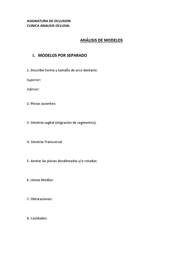 Analisis de Modelos | PDF