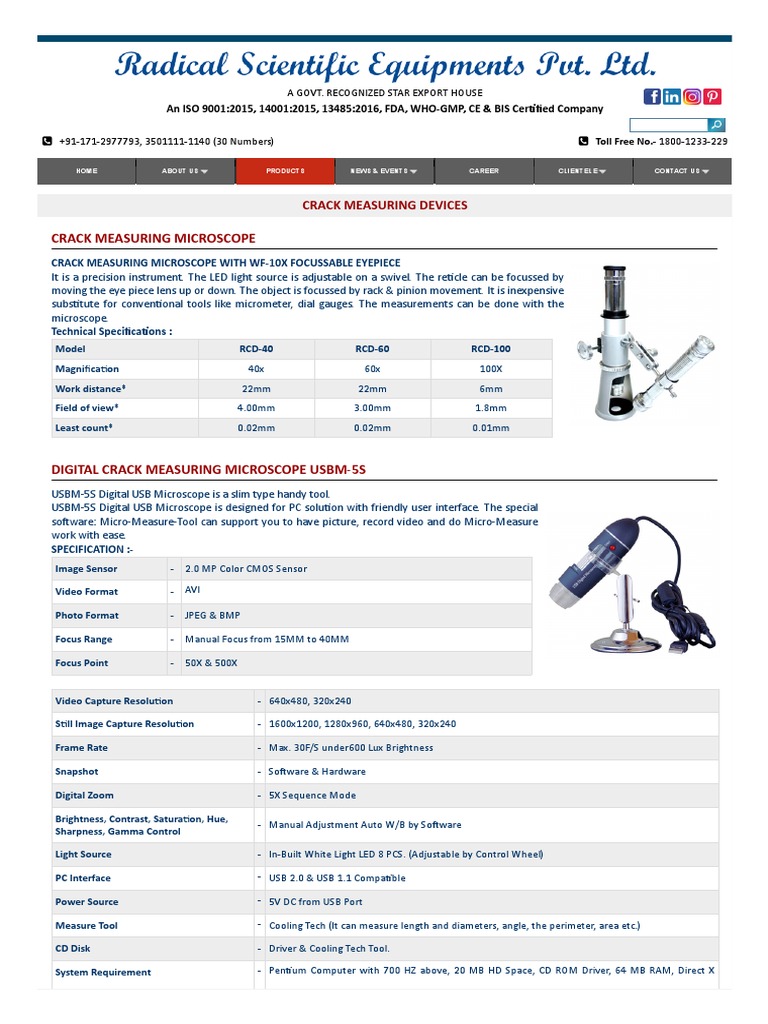 Crack Measuring Devices - Electronic Crack Measuring Device, Crack ...