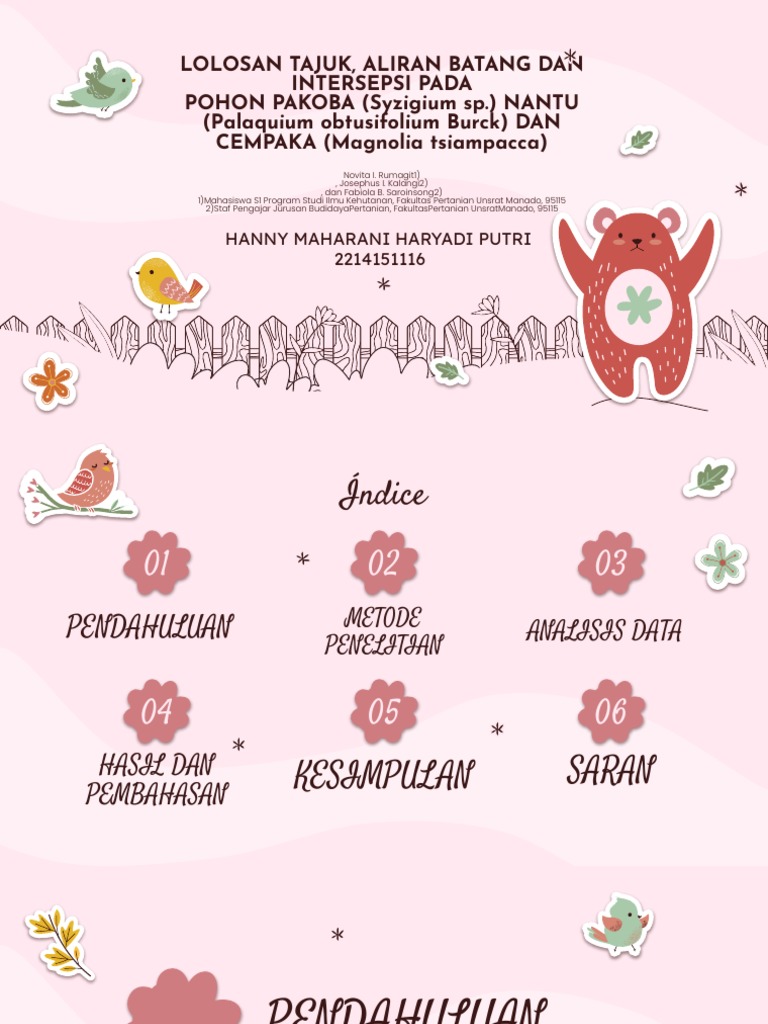 Hanny Maharani - 2214151116 PPT 2 Hidro | PDF | Sains & Matematika