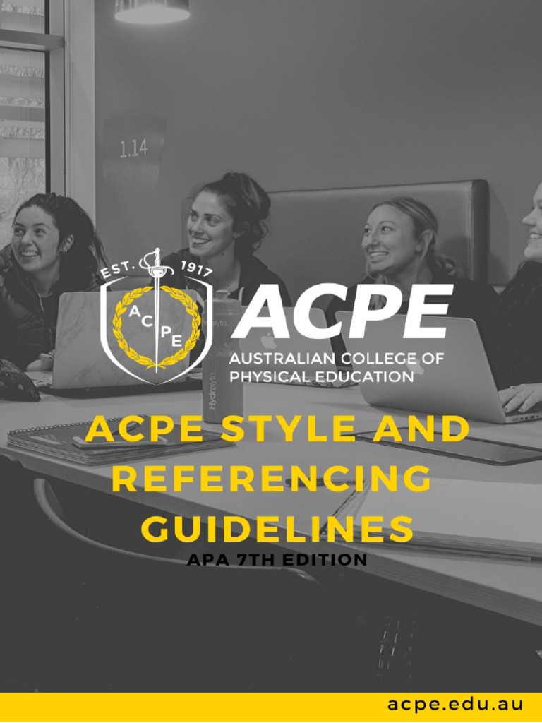ACPE_Style_and_Referencing_Guidelines_A4 | PDF