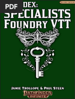 Pathfinder 2E Cheat Sheet | PDF