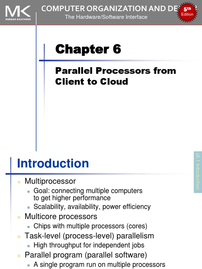 Chapter 6 Parallel Processor Pdf Parallel Computing Central Processing Unit